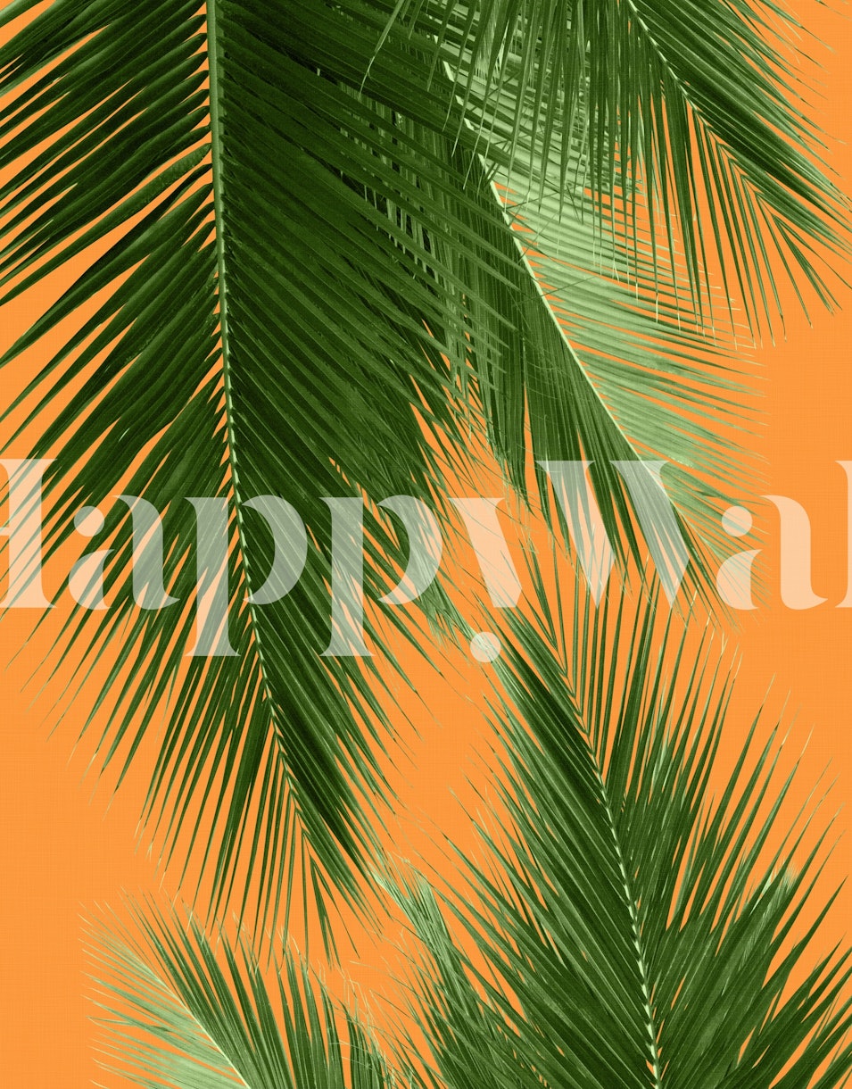 Palm Leaves Vibes 3A Wallpaper | Nature Inspired Wallpapers | Happywall