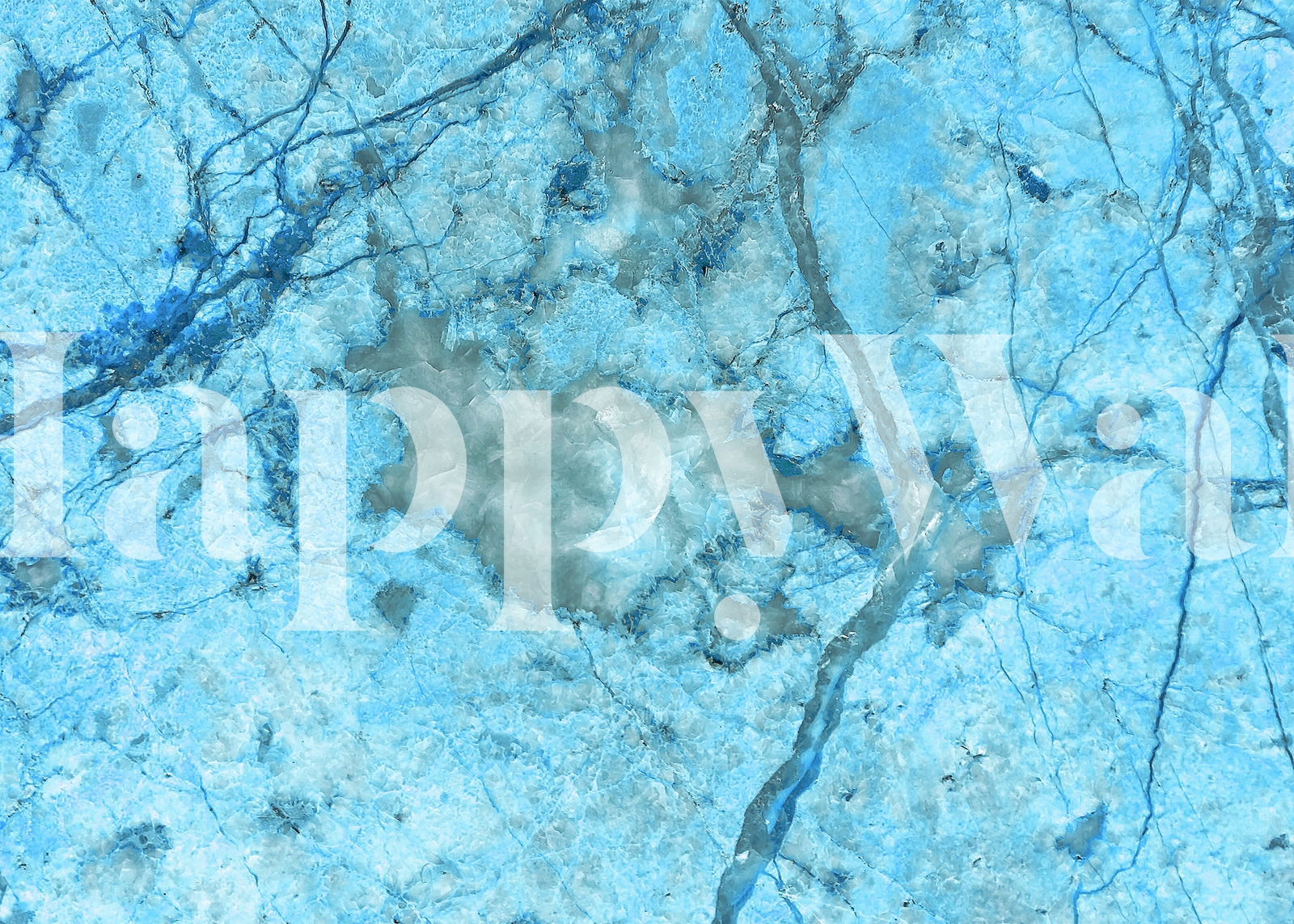 Ocean Blue Mermaid Marble Behang - Online kopen | Happywall