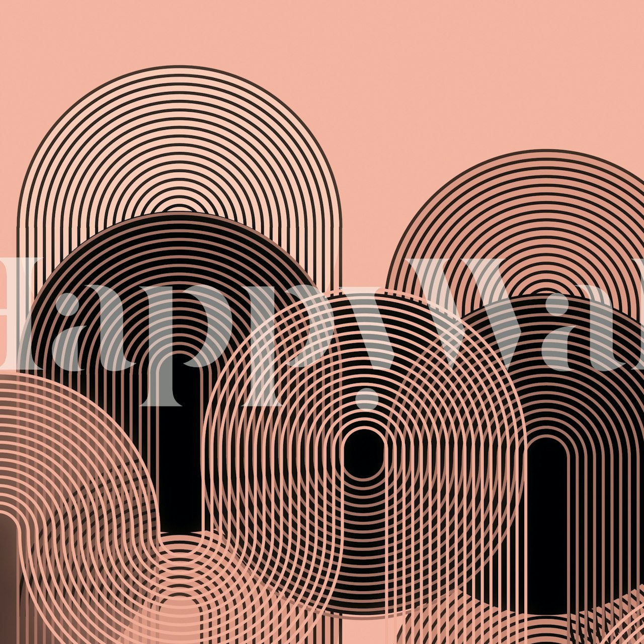 Retro Arches Wallpaper - Bold and Colorful Designs | Happywall