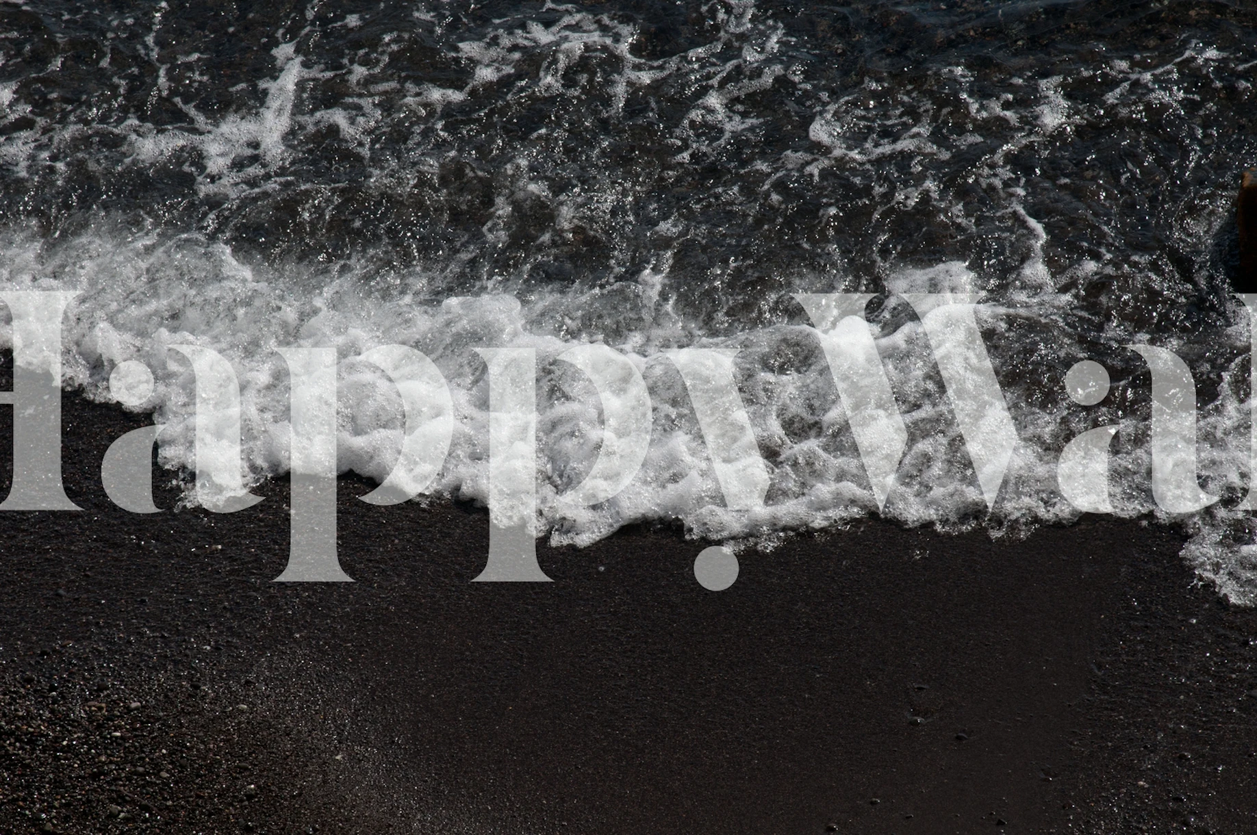 Santorini Ocean Dream Waves 2 Wallpaper | Happywall
