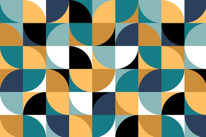 Retro Mod Squares 12 Wallpaper - Buy Online at Happywall