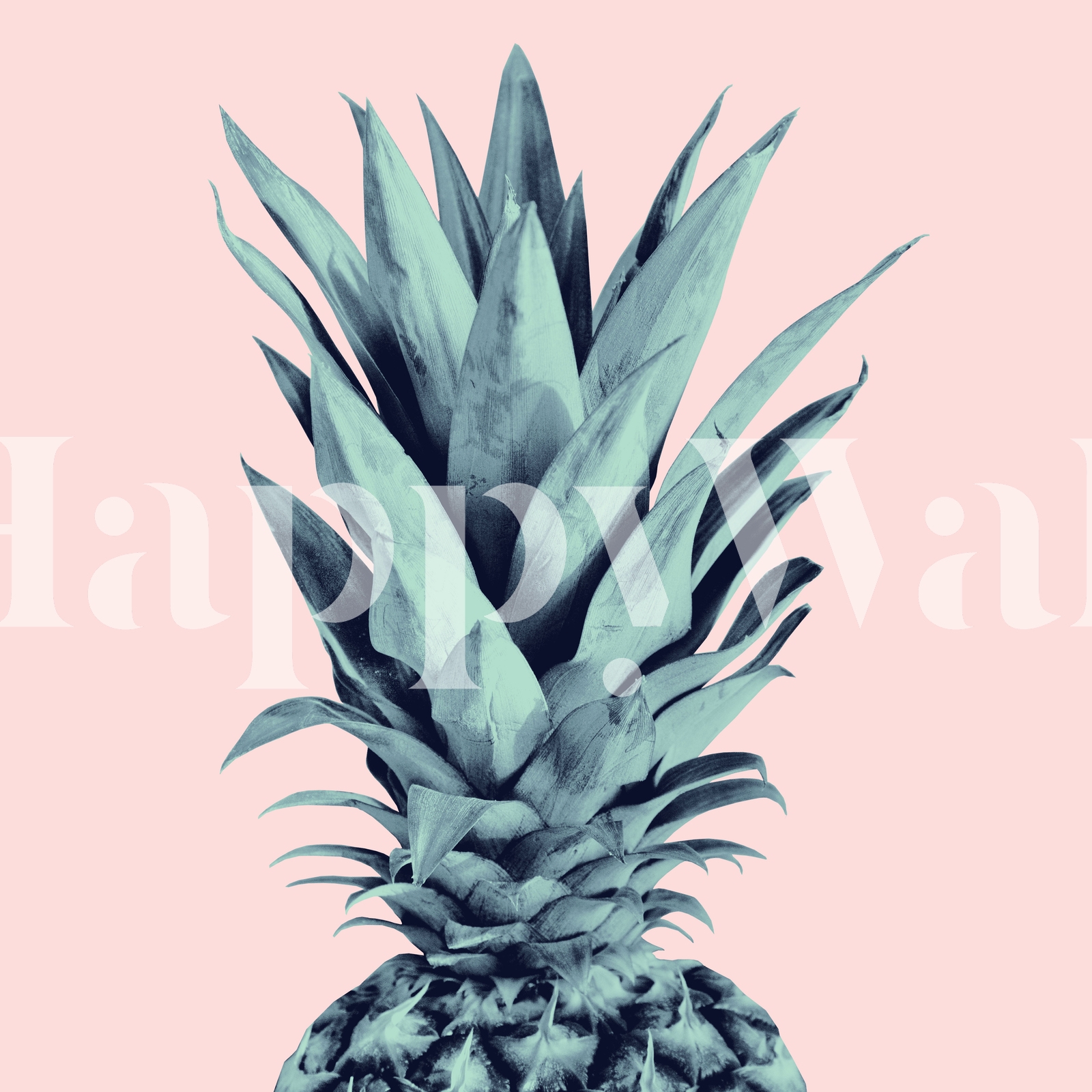 Buy Blush Pineapple Dream 1 Wallpaper Online - Happywall