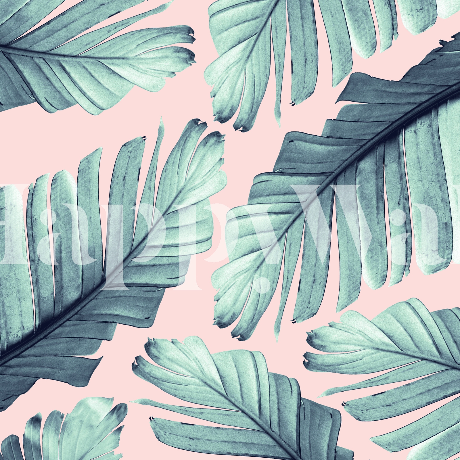 Blush Banana Leaves Dream 7 Wallpaper - Buy Online on Happywall