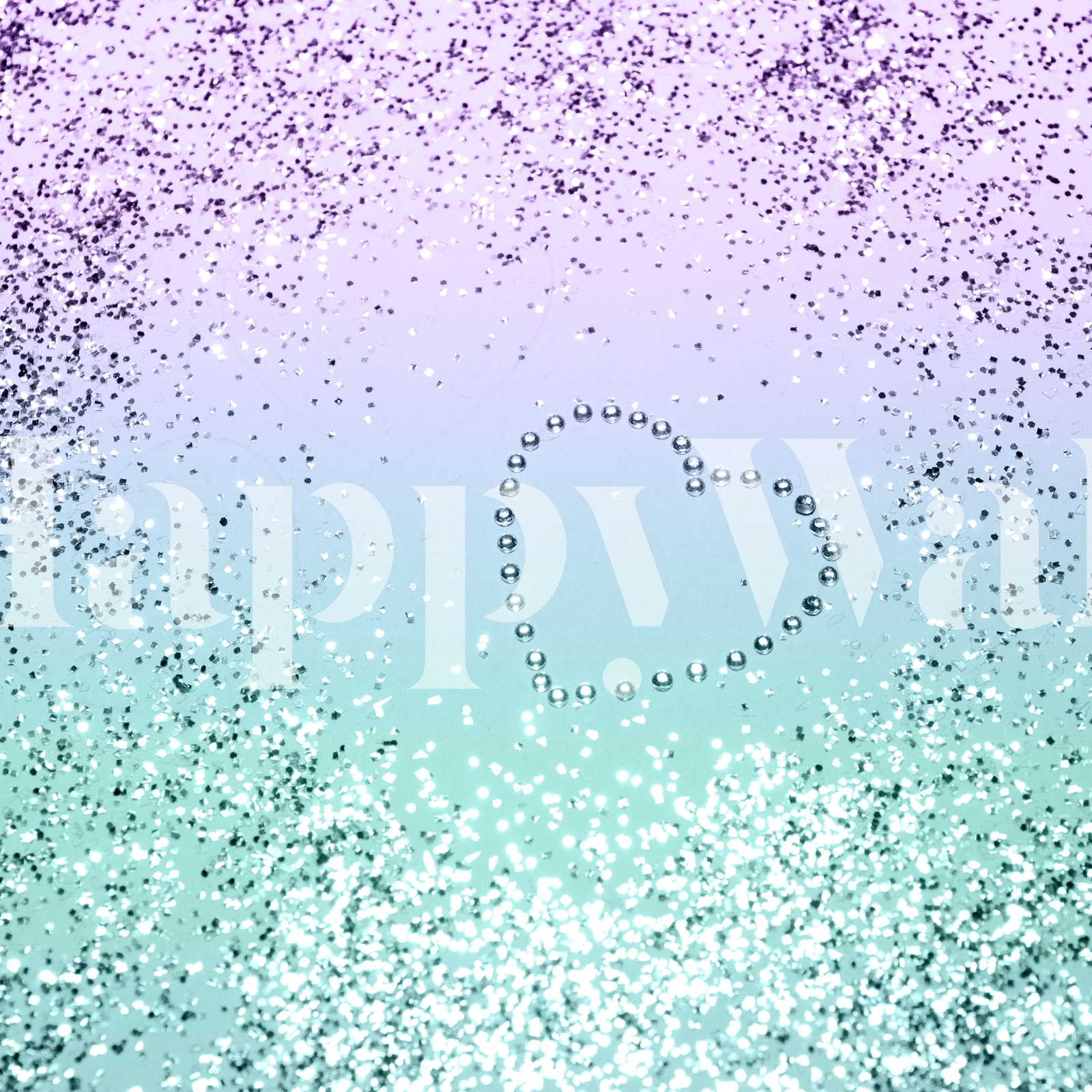 Sparkling Mermaid Heart 1 Wallpaper | Happywall