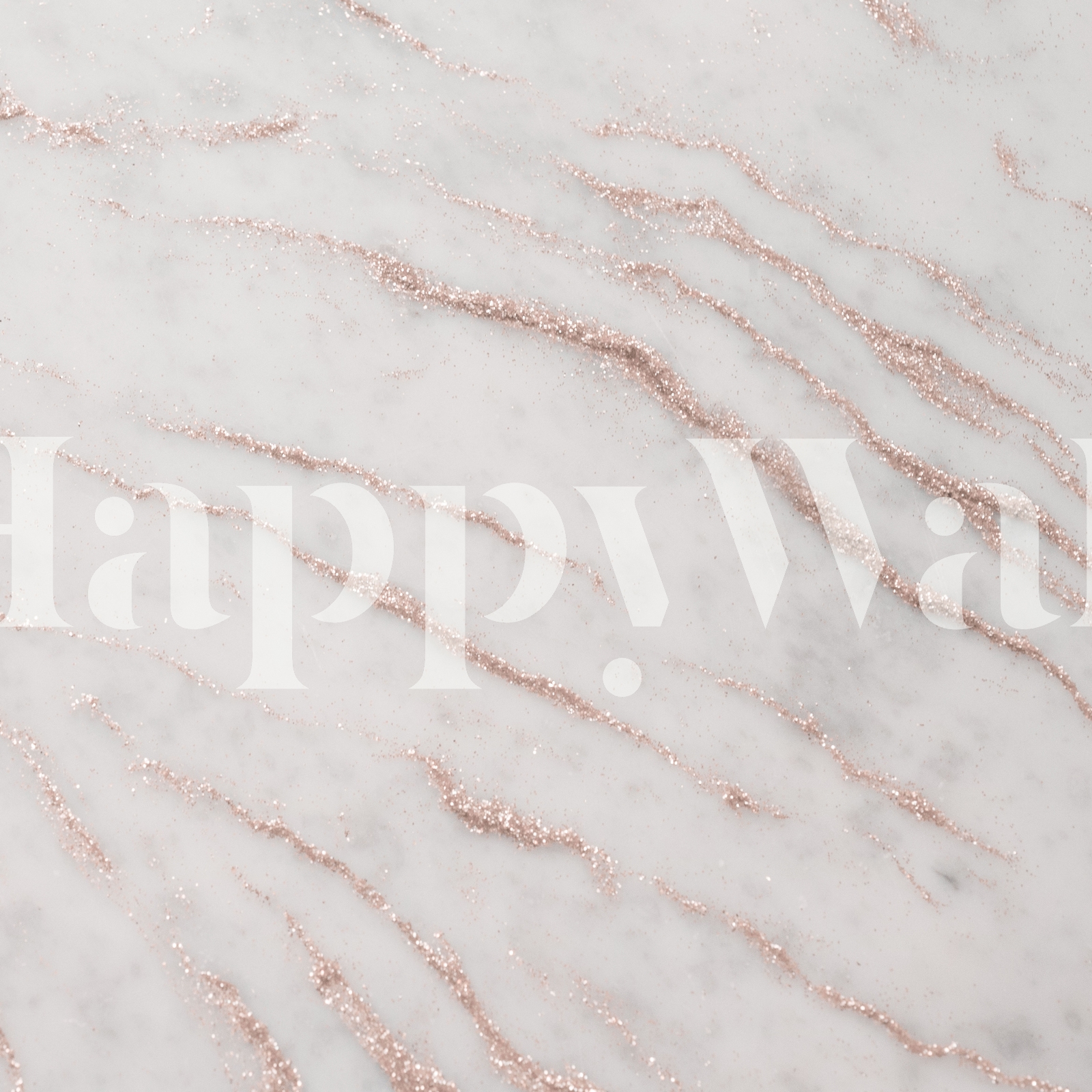 Marble Rose Gold Glitter 1 Wallpaper - Happywall