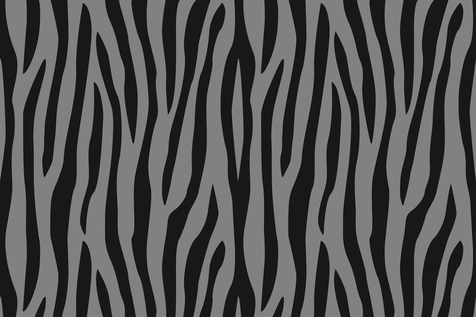 Black and Grey Zebra Stripes Wallpaper - Happywall