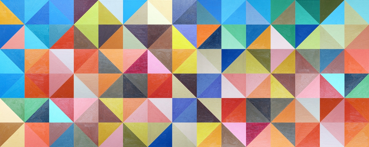 Colorful Geometric Triangle Wallpaper