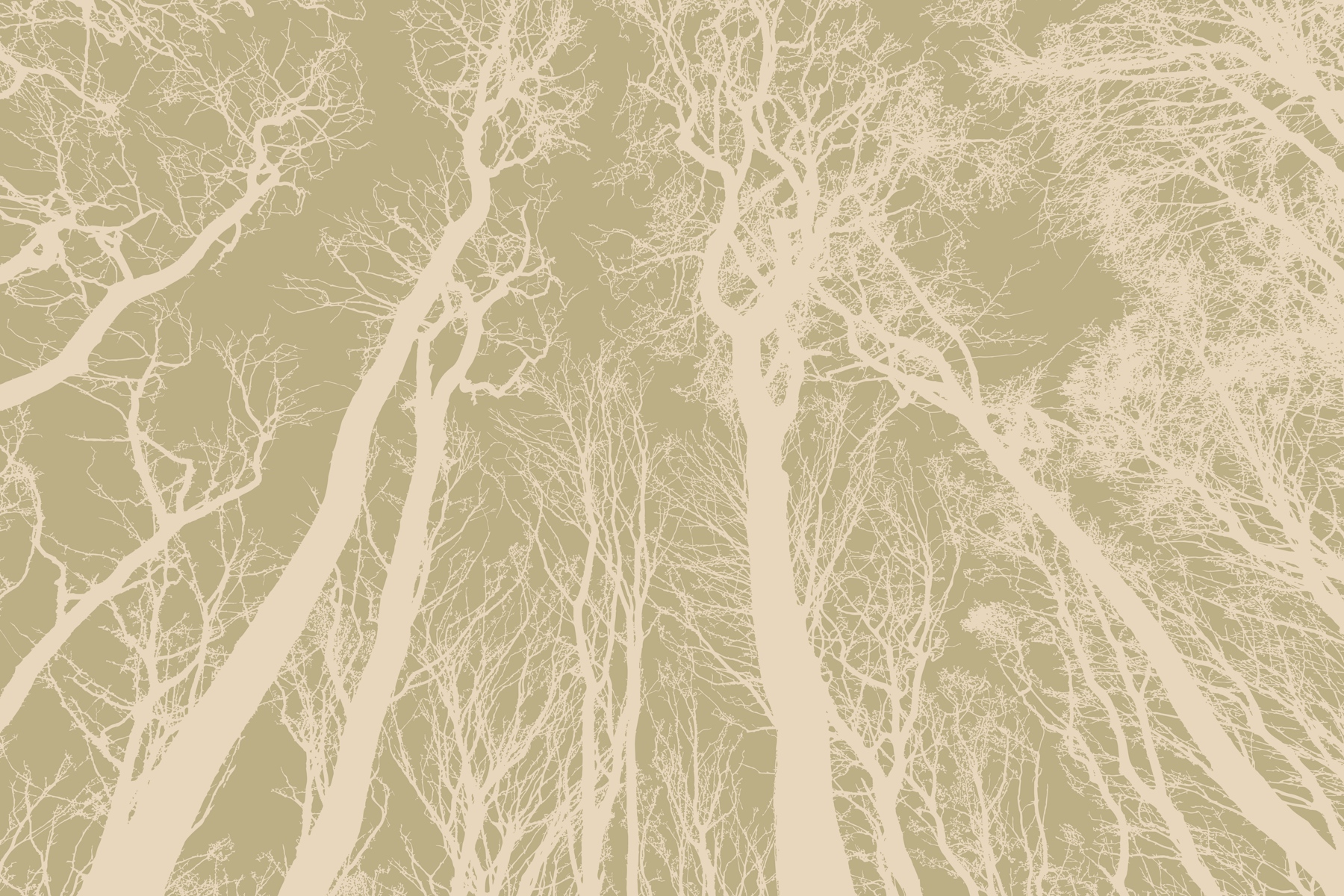 Soft Pastel Forest Wallpaper - Happywall