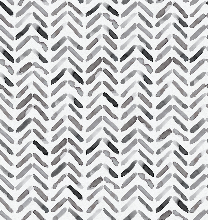 Black and White Chevron Wallpaper for Home Decor