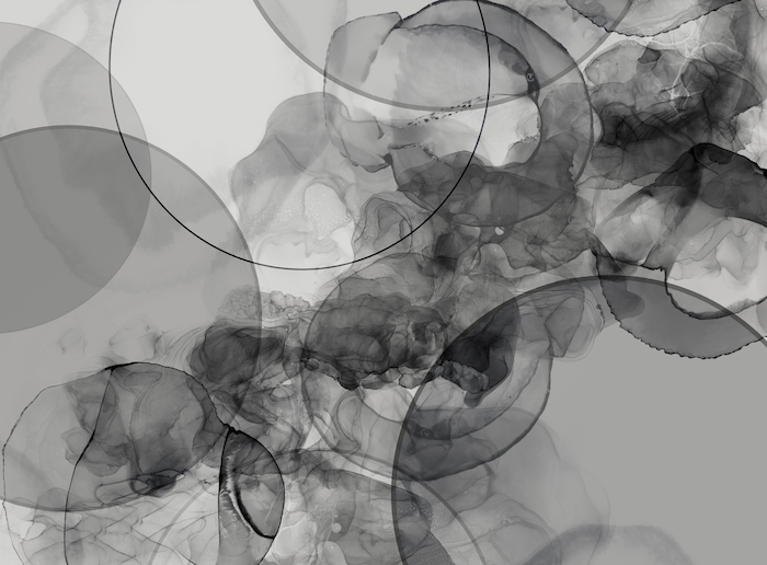 Grey Alcohol Ink Abstract Wallpaper