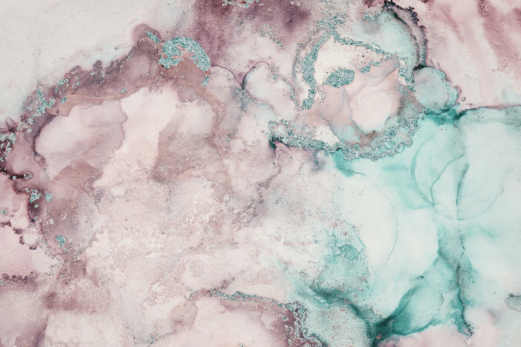Get a Beautiful Pastel Marble Alcohol Ink Art Wallpaper | Happywall