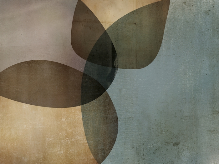 Organic Shapes Neutral Tones Wallpaper - Happywall
