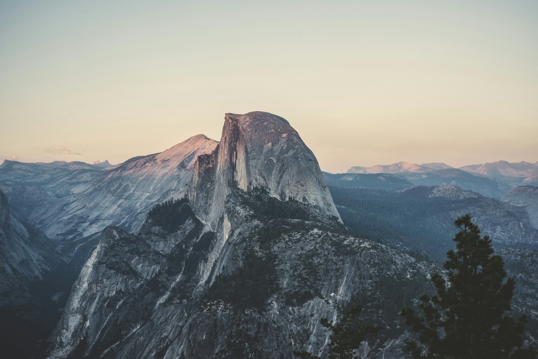 Half Dome Wallpaper - Stunning Mountain Landscape