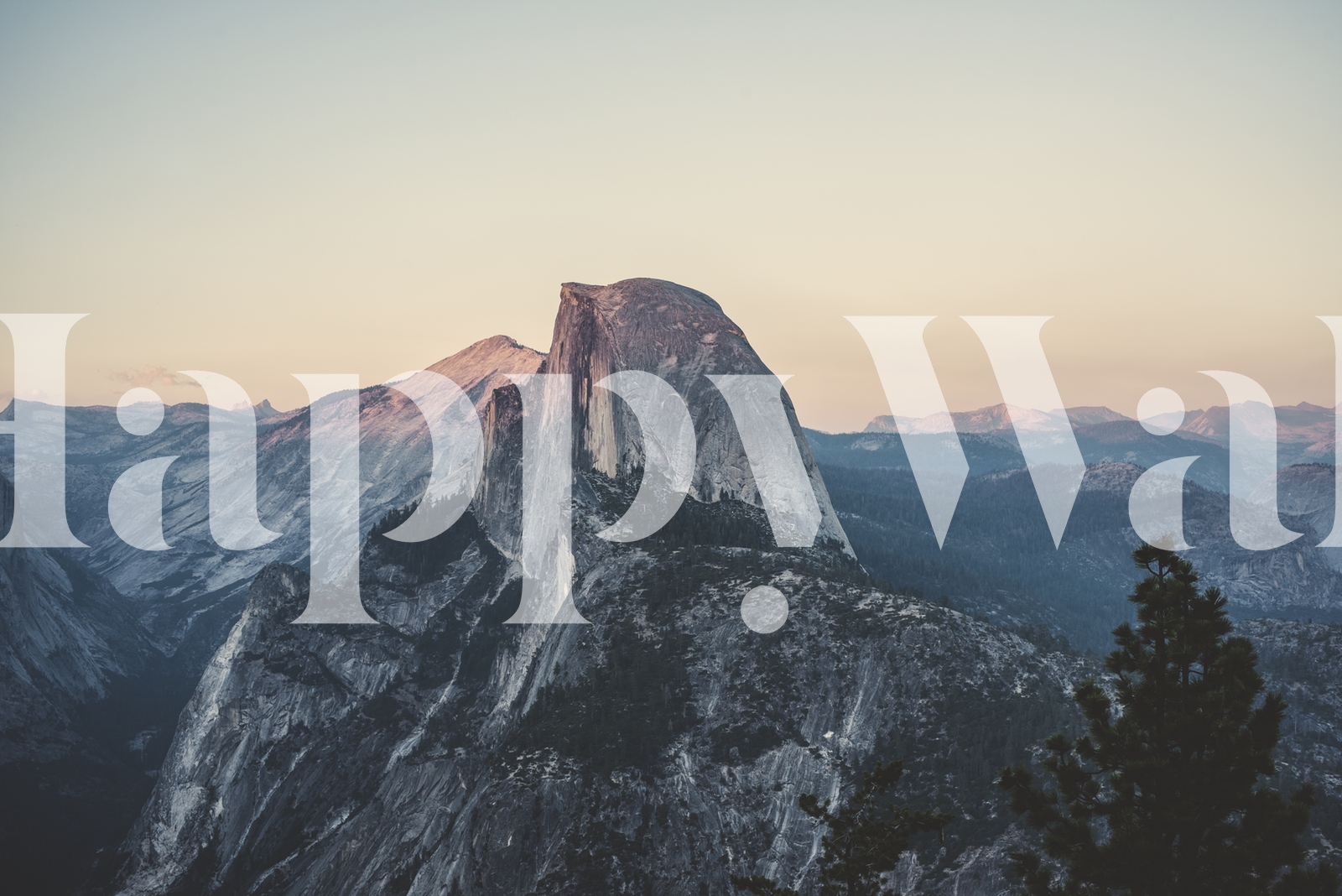 Half Dome Wallpaper - Stunning Mountain Landscape