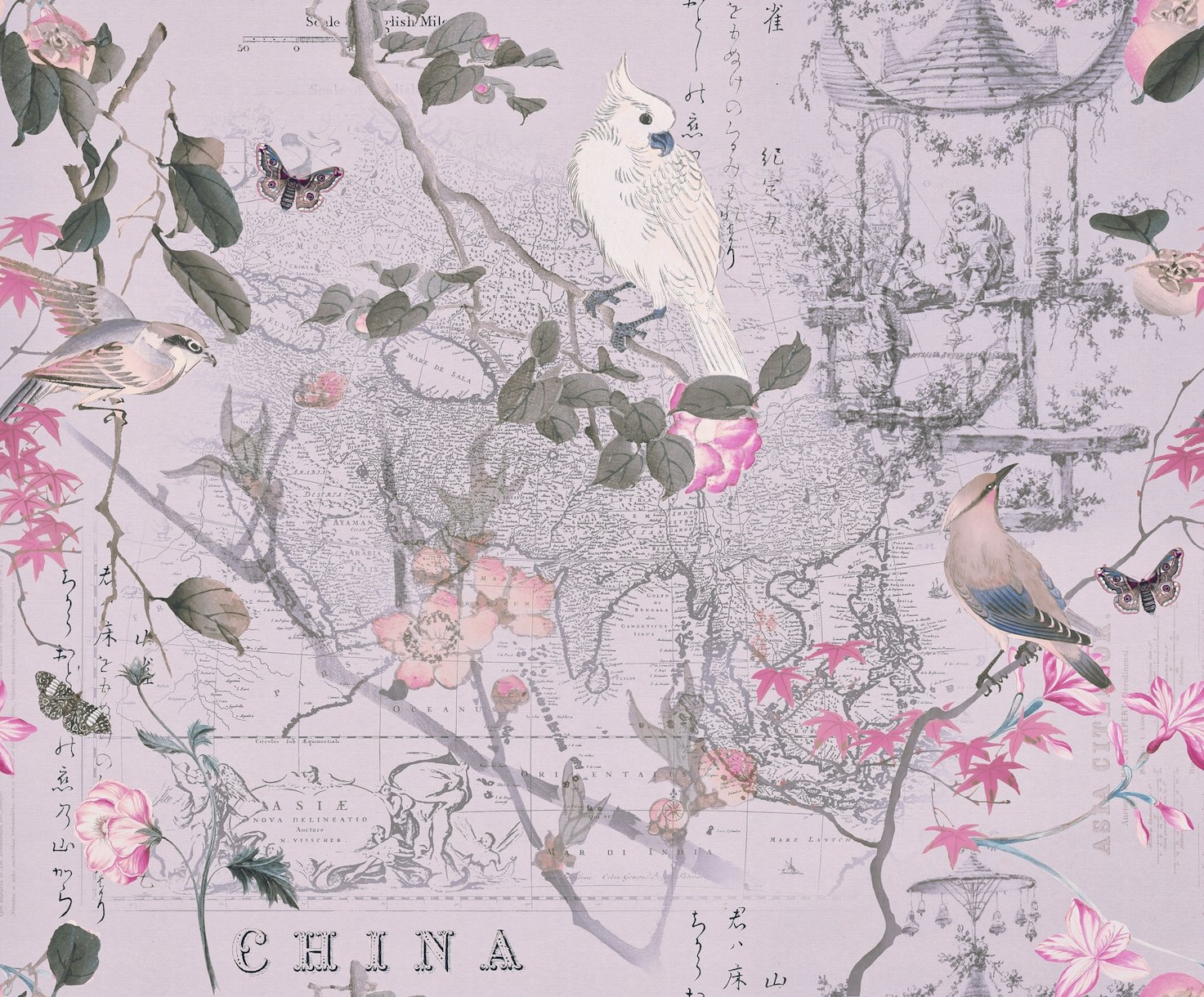 China Nostalgia Chinoiserie Wallpaper | Happywall