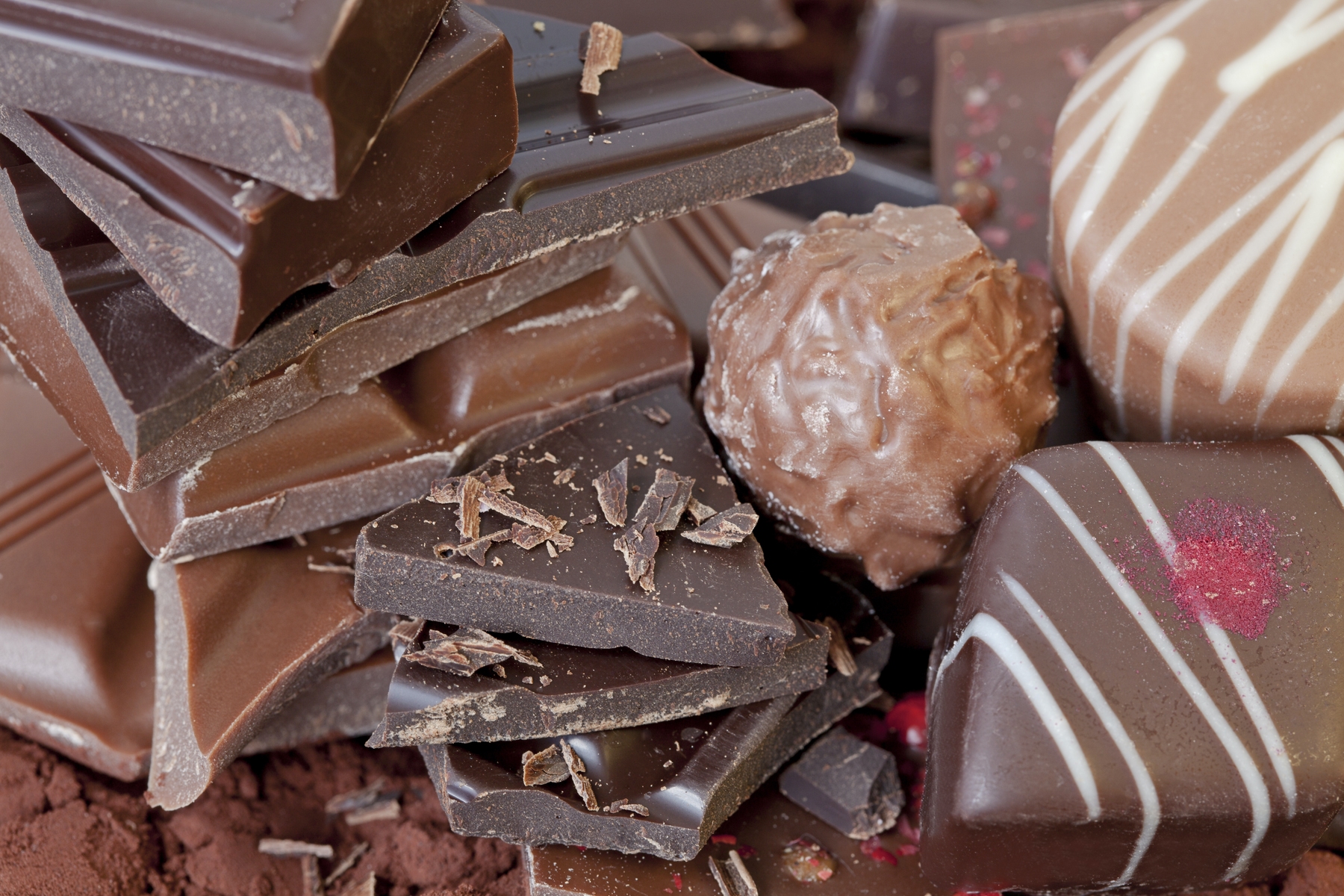 Indulge in Sweet Sin with Delicious Chocolate Wallpaper | Happywall