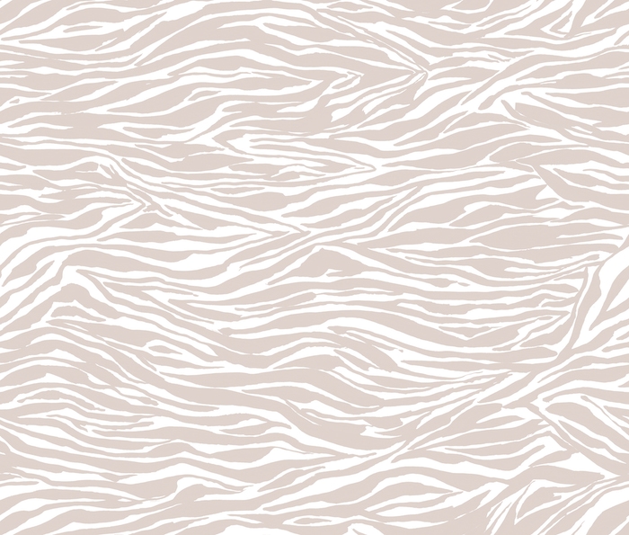 Beige Zebra Print Wallpaper