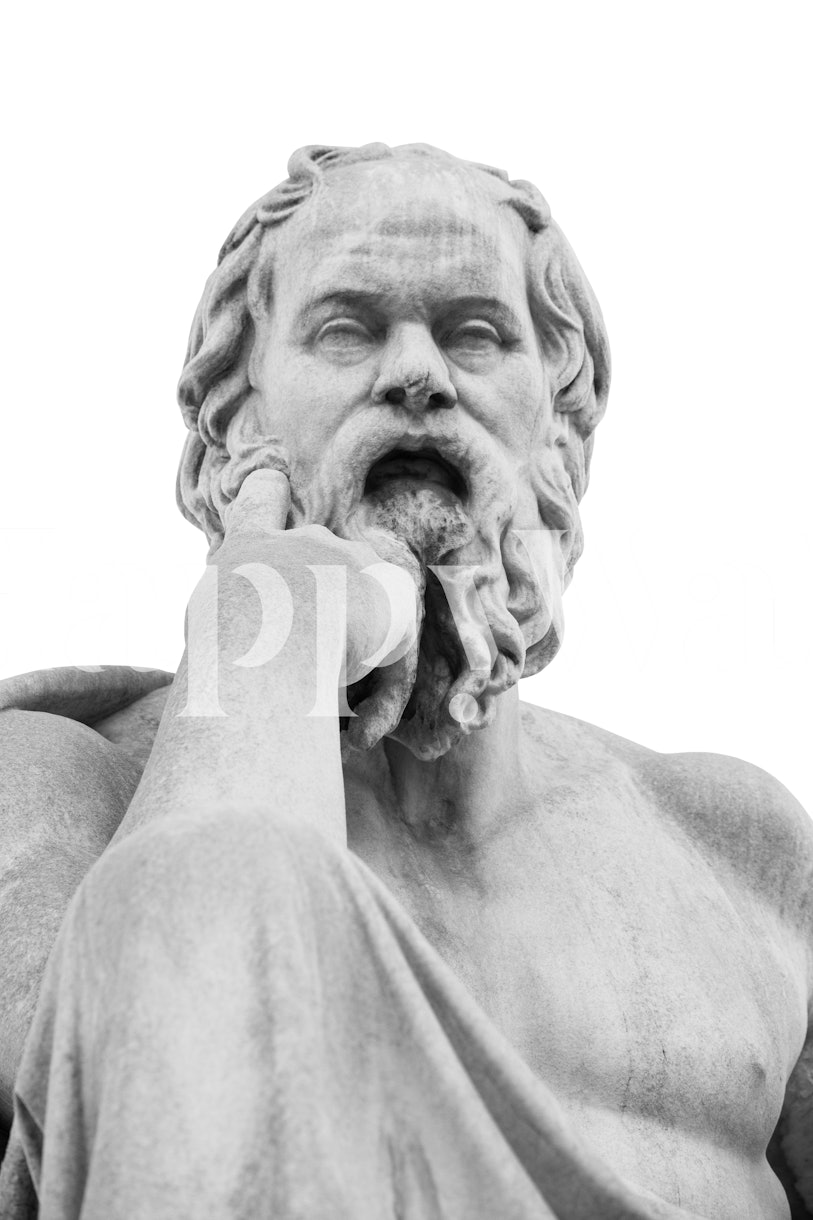 Socrates Marble Statue 1 wallpaper - Happywall