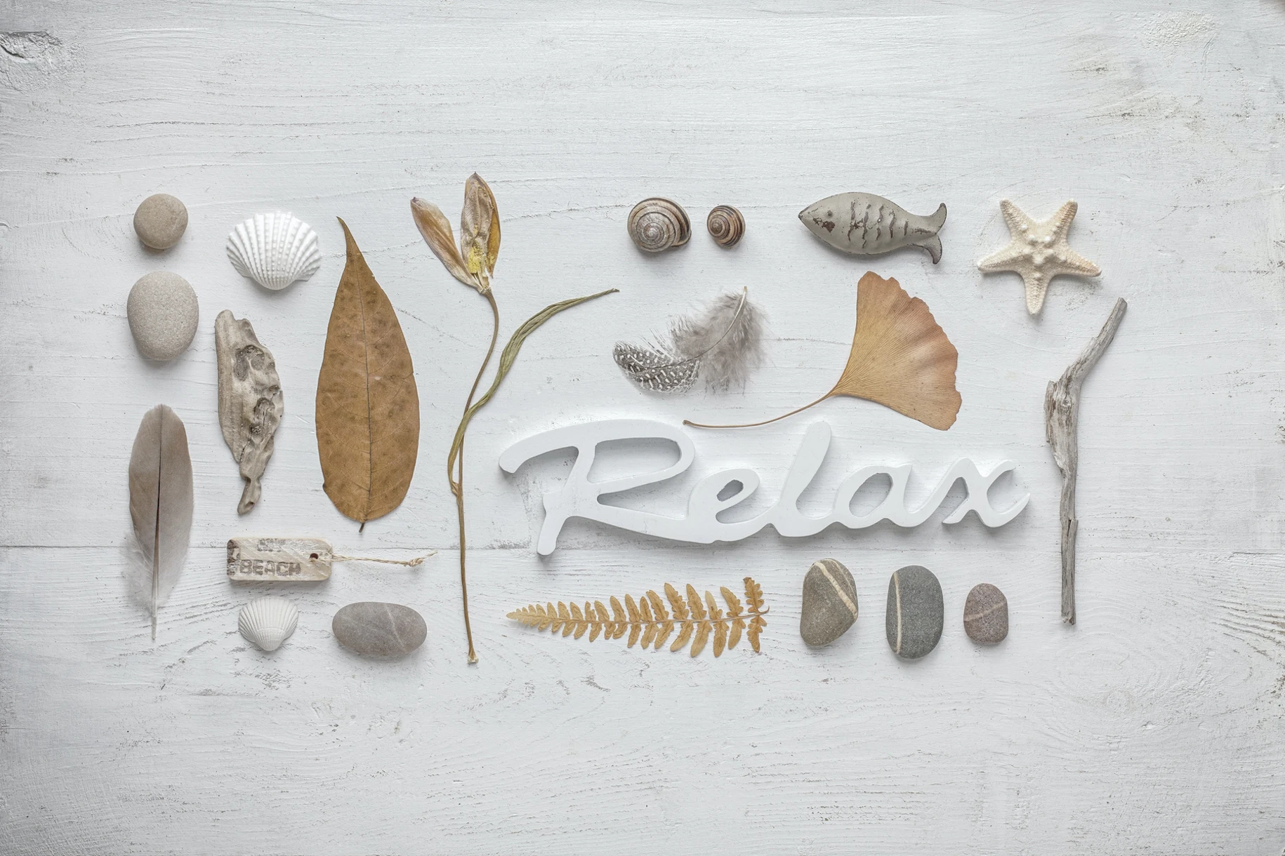 Buy Relax Nature Collage Wallpaper Online | Happywall