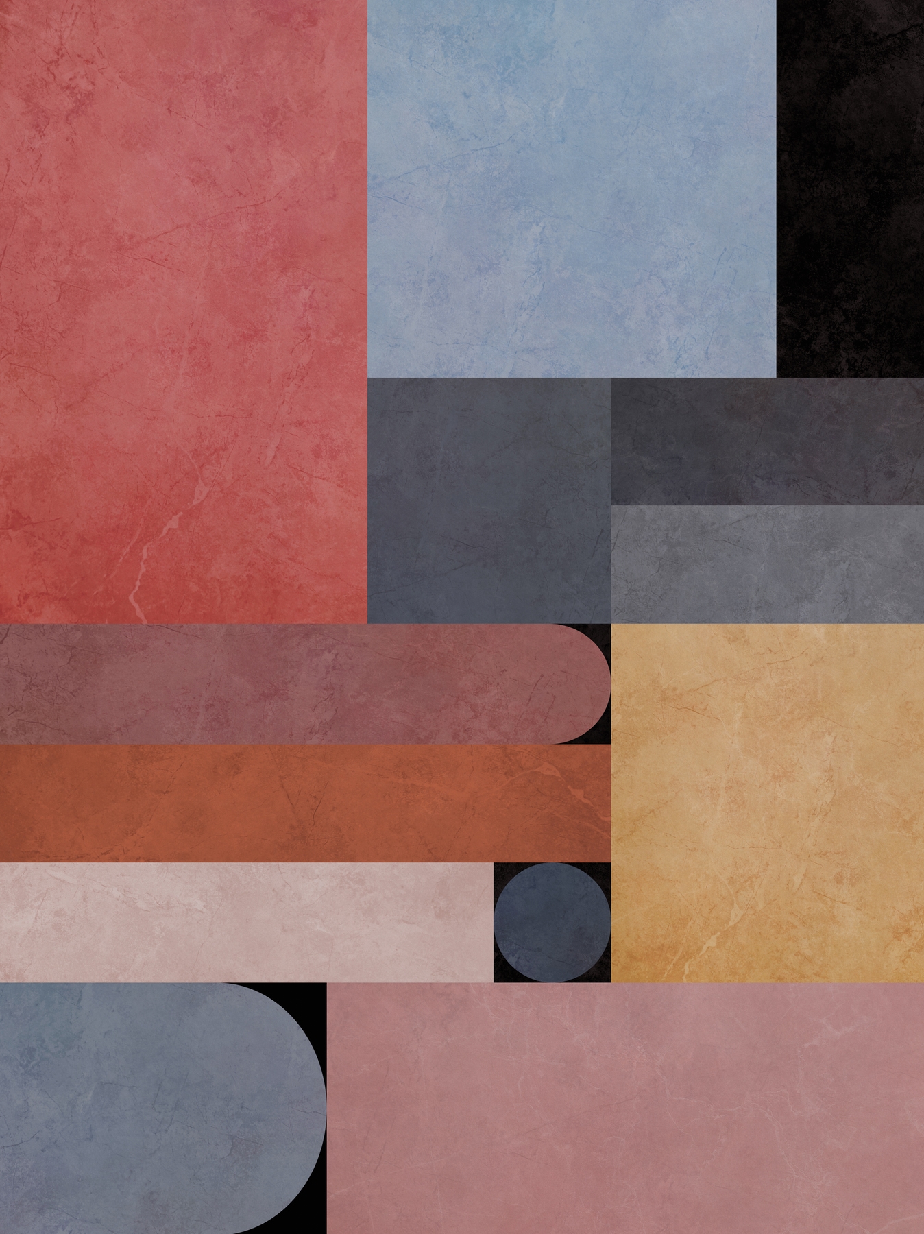 Geometric Construction Wallpaper | Happywall.com