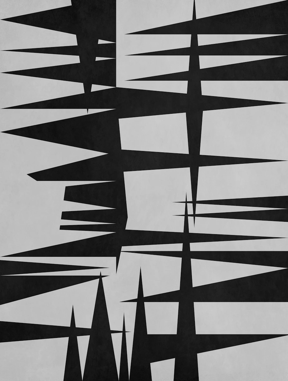 Pointed Shapes Wallpaper | Happywall