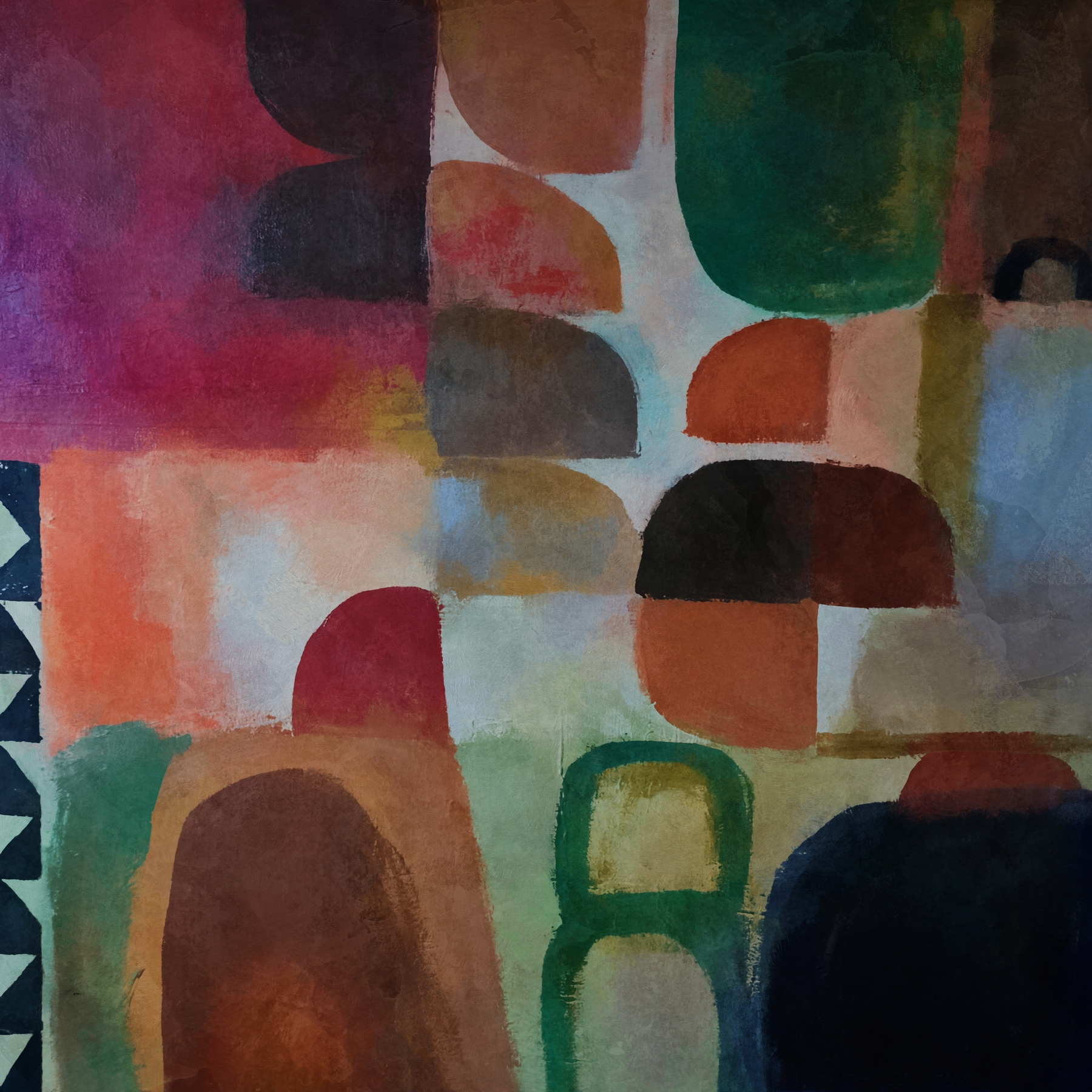 Geometric Concept Wallpaper - Trendy and Modern Design | Happywall