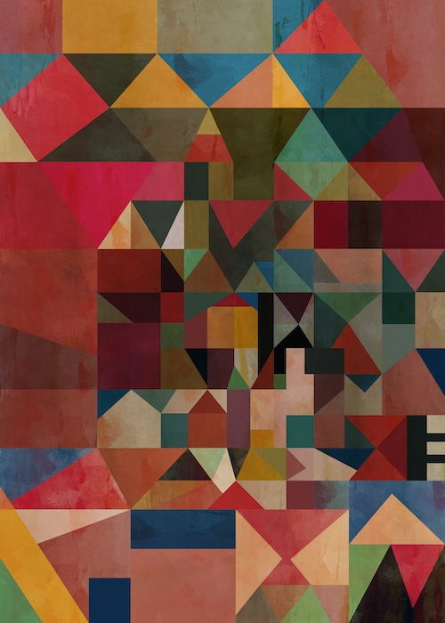 Buy Triangles and Rectangles 2 Wallpaper Online | Happywall