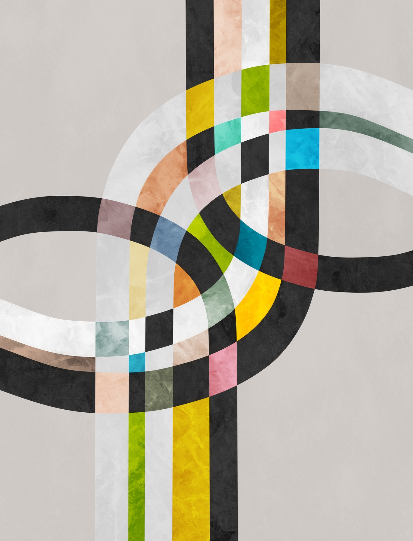 Interlaced Arches Wallpaper - Stunning Designer Wallpaper | Happywall