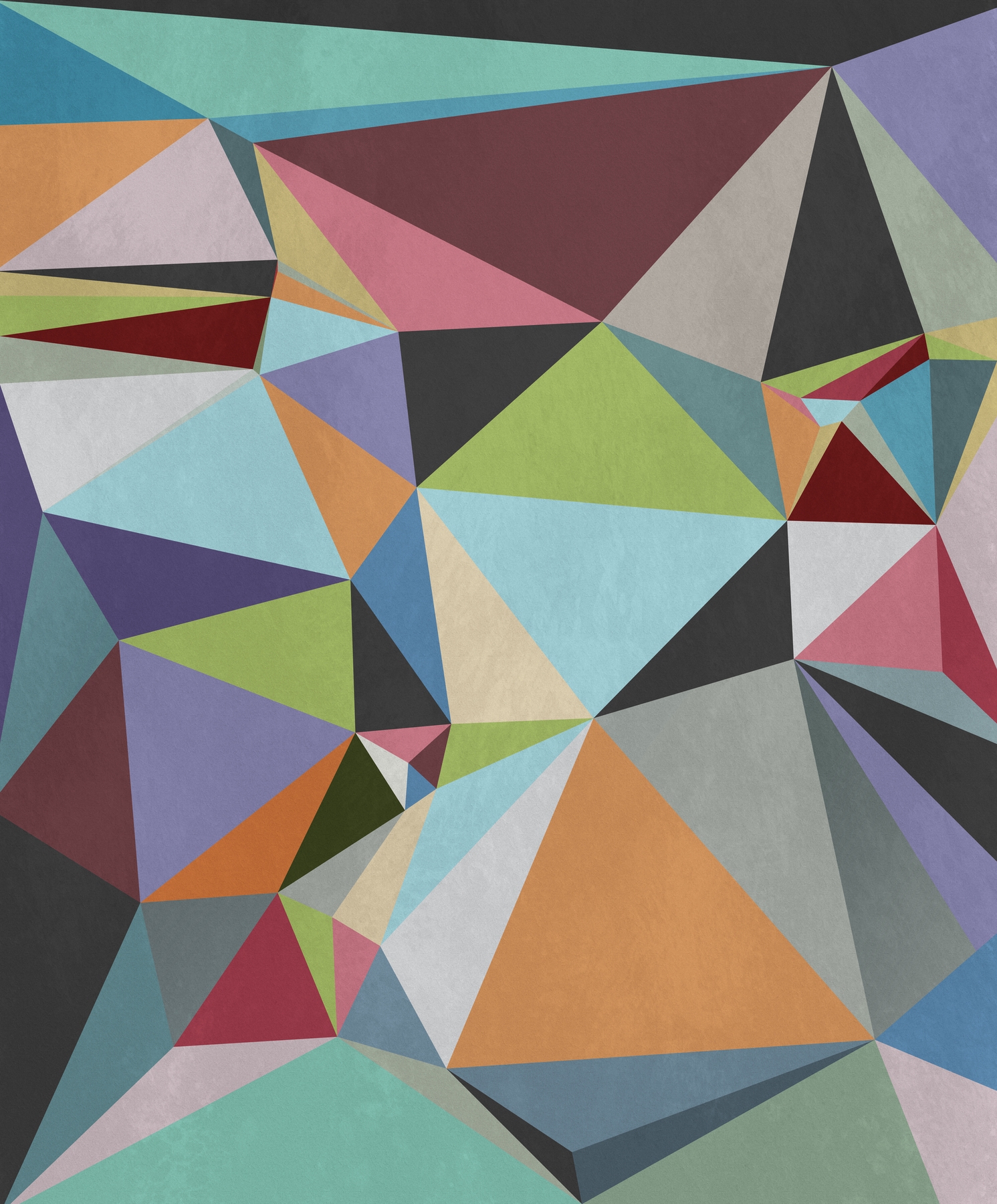 Buy Connected Triangles 10 Wallpaper Online | Happywall