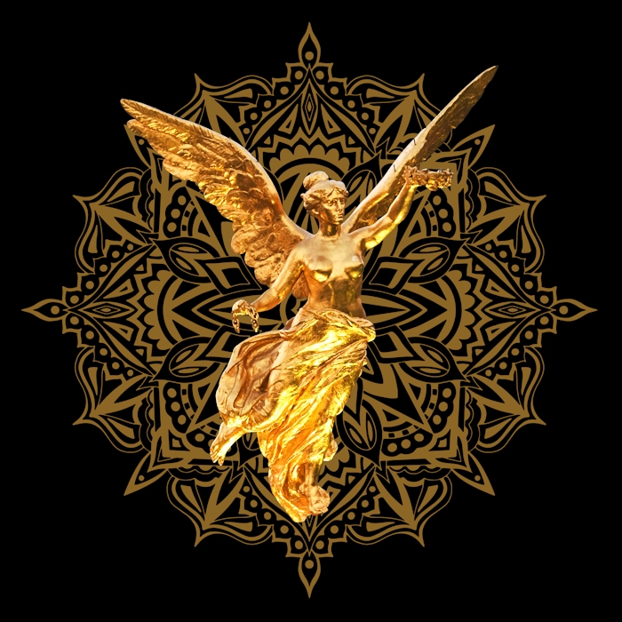 Golden Angel Wallpaper | happywall.com