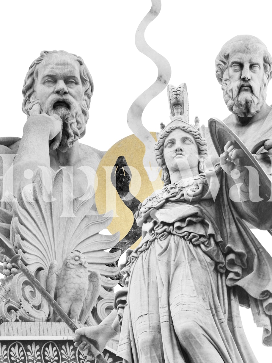 Socrates Plato Athena 1 wallpaper - Happywall