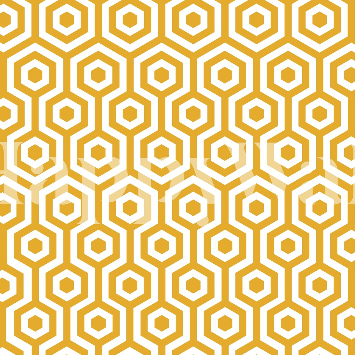 Geometric Hexagon Gold Grid Wallpaper - Happywall.com