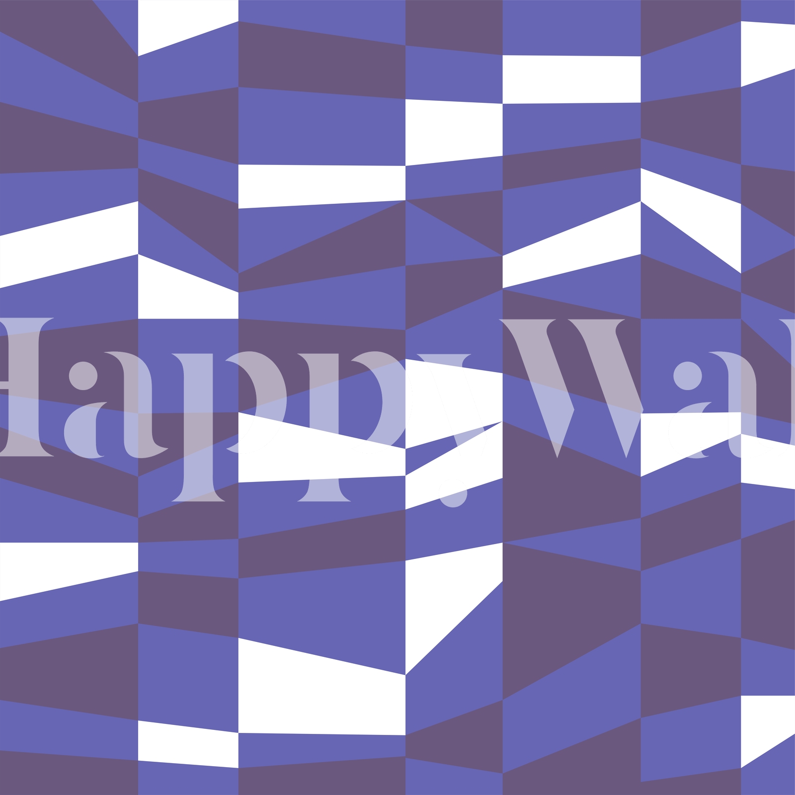 Purple Color Blocks Geometric Wallpaper | Buy Online at Happywall