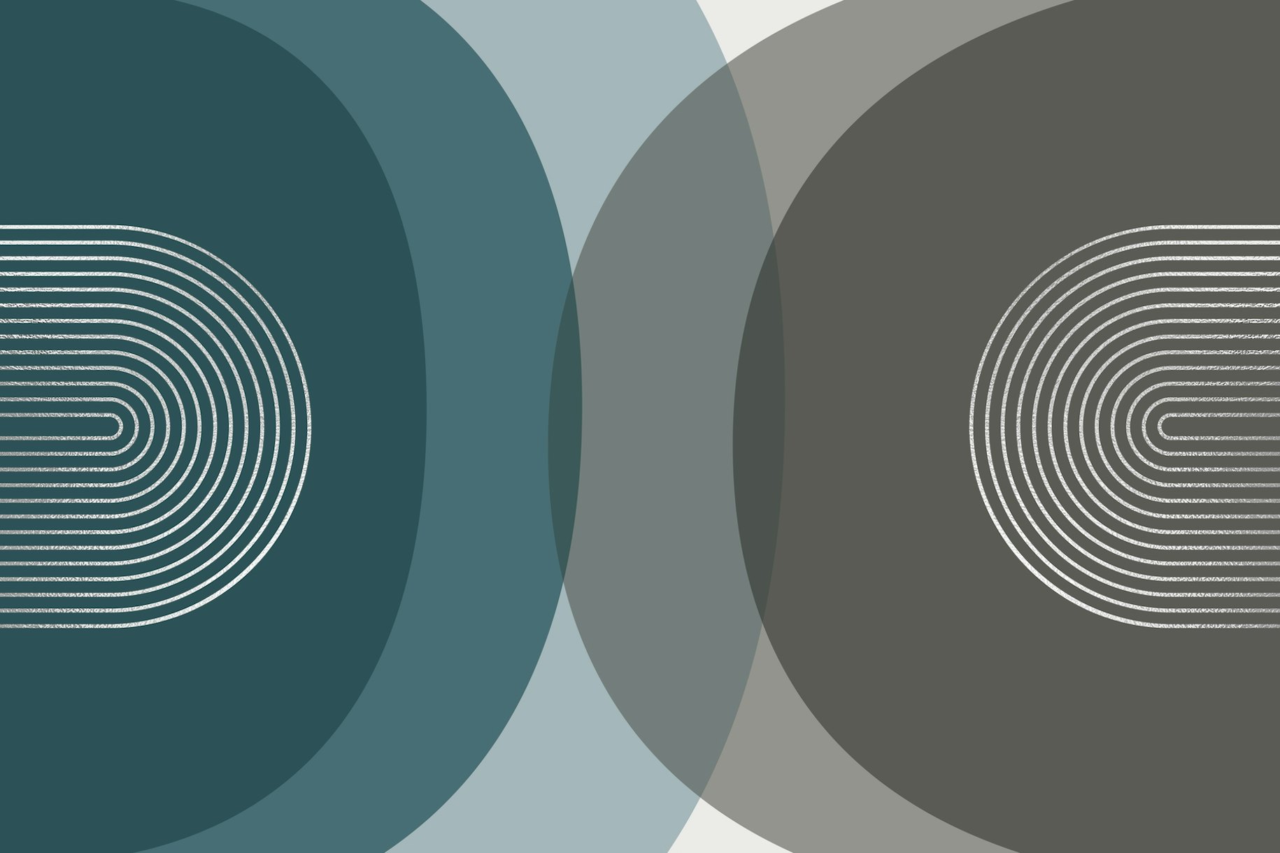 Mid-Century Feature Wall 2 Wallpaper | Happywall