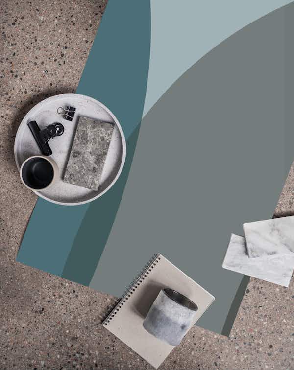 Mid-Century Feature Wall 2 Wallpaper | Happywall