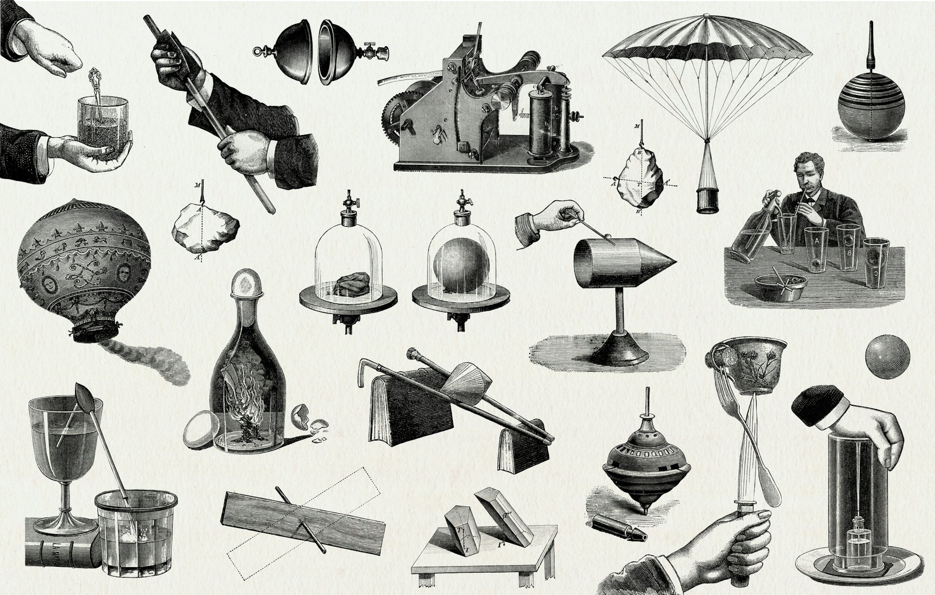 Decorate Your Walls with Old School Science Wallpaper - Happywall