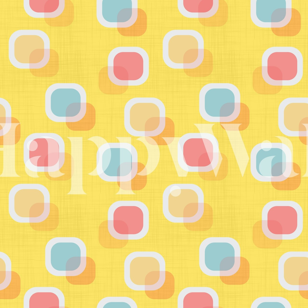 MCM Simplicity Wallpaper: Mid Century Modern Home Decor