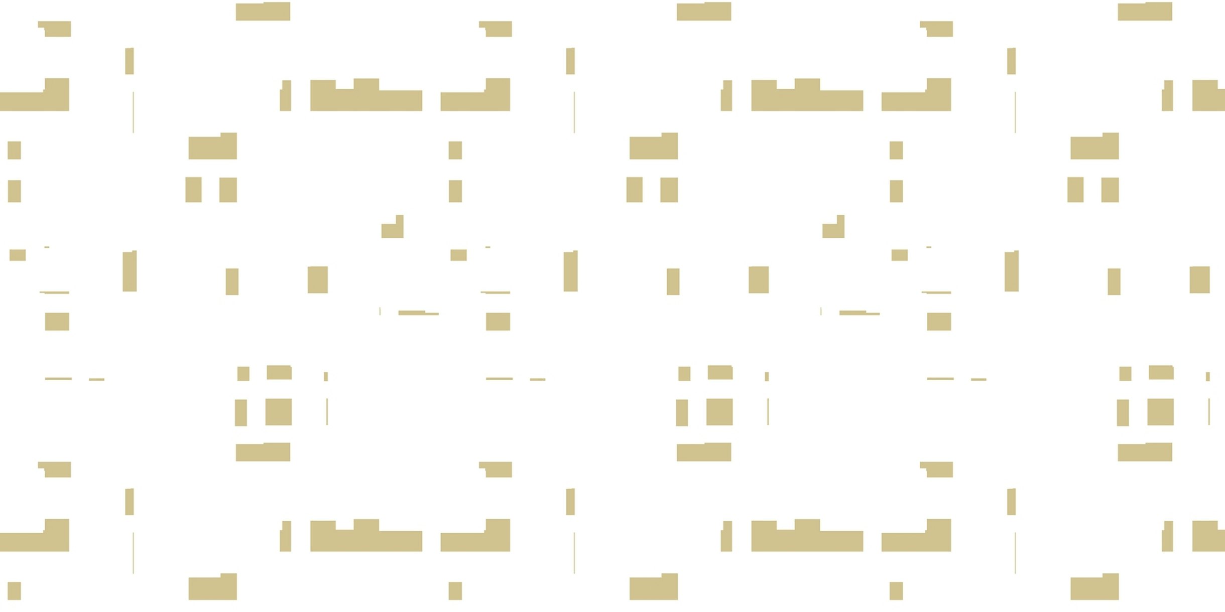 Gold Geometry Blocks Wallpaper - Modern Geometric Design | Happywall