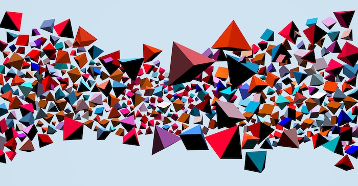 Colored Pyramids Wallpaper - Brighten Up Your Home with Happywall