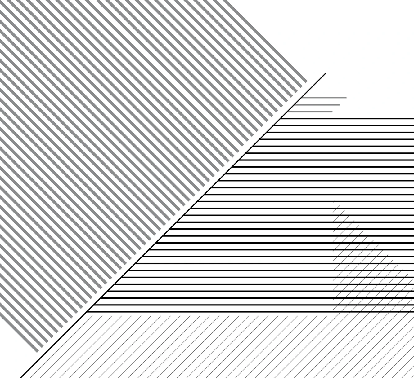 Modern Lines Black & White 1 Wallpaper | Happywall