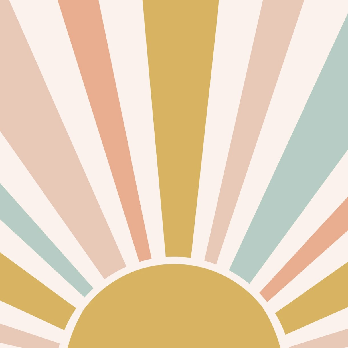 Boho Sun wallpaper - Happywall