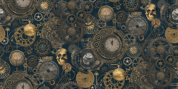 Steampunk Rusty Grunge Style Wallpaper - Buy Online | Happywall