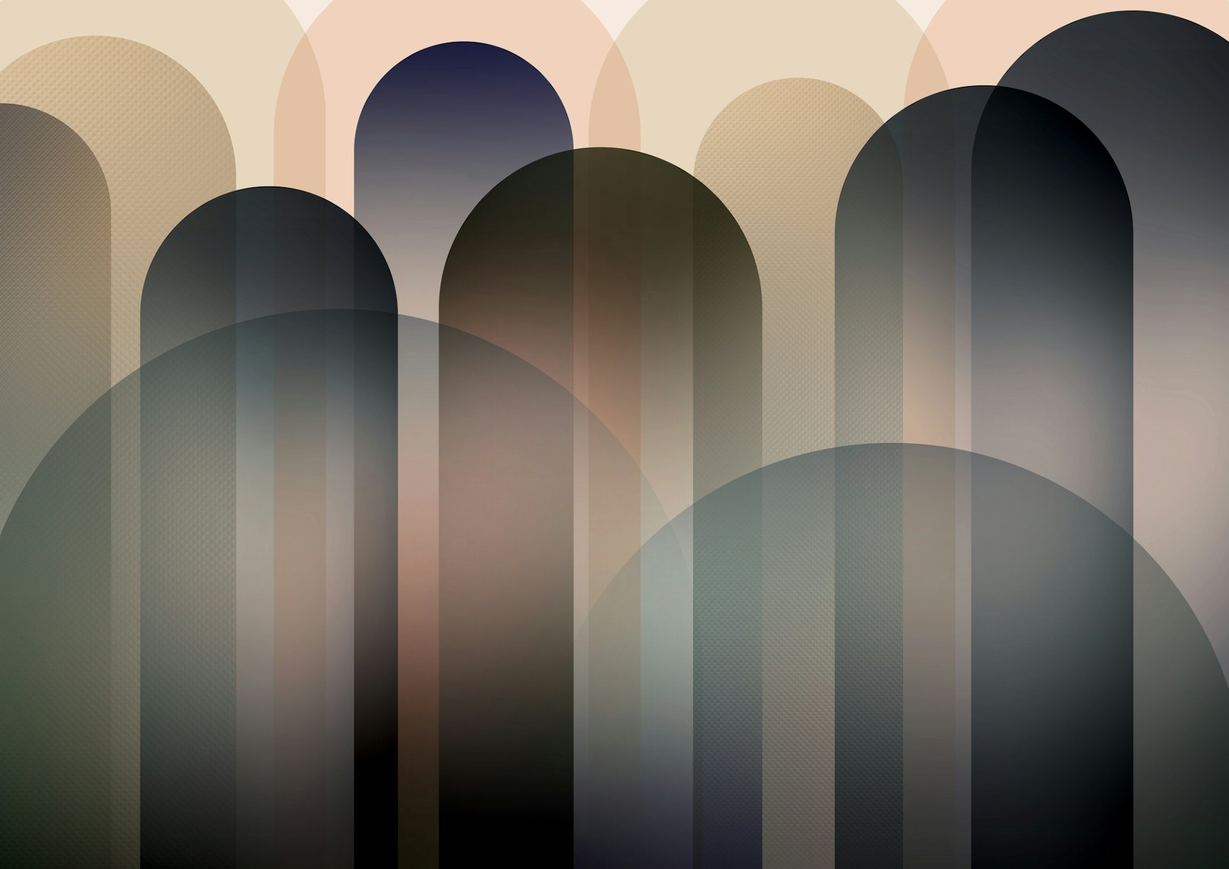 Arches in Neutral Tones wallpaper - Happywall