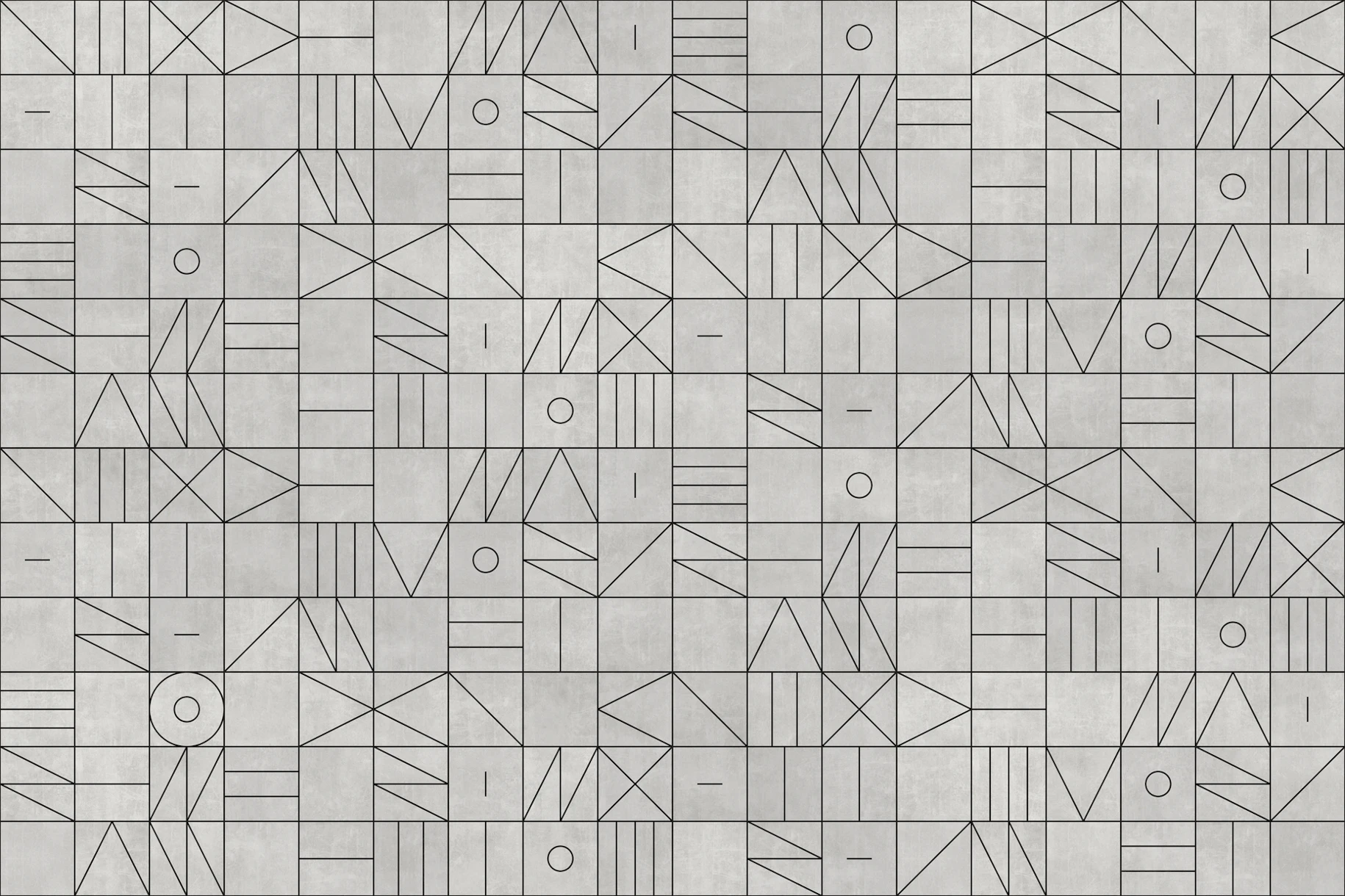 My Fav Geo Patterns No. 3 Small Wallpaper - Happywall