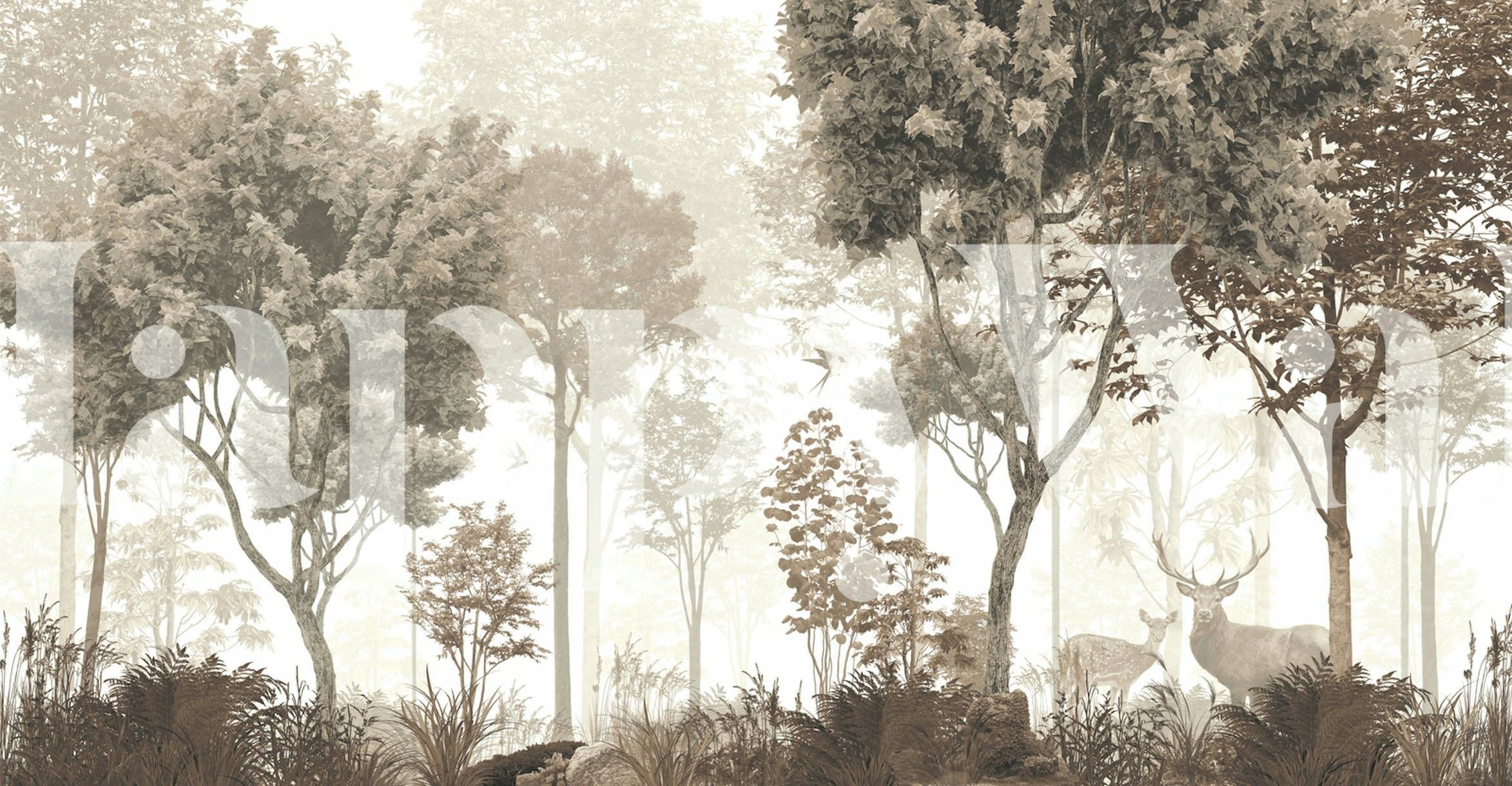 Wild Life Forest Wallpaper - Happywall