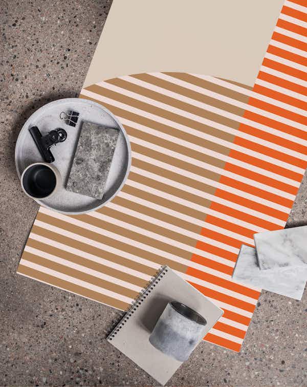 Bullnose Corners Wallpaper - Digital Art for Modern Walls| Happywall