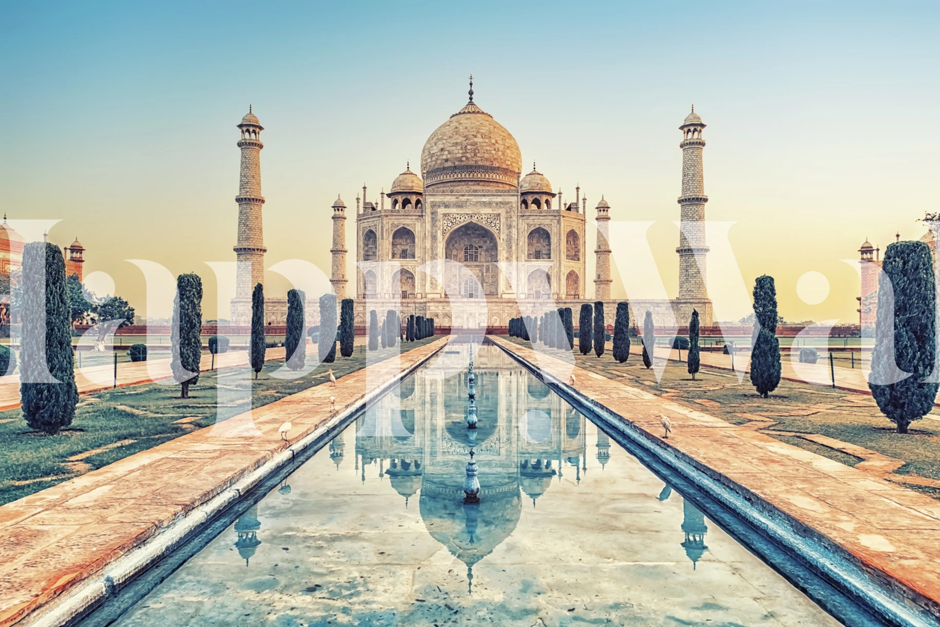 Taj Mahal Mausoleum Wallpaper - Buy Online | Happywall