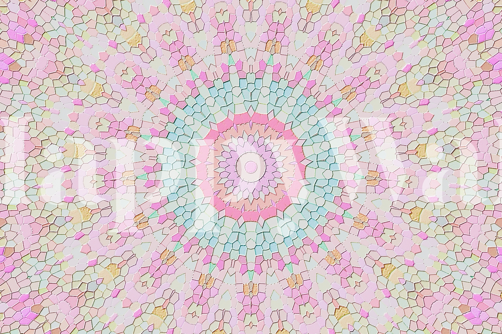 Arabesque Candy Mosaic Mandala | Happywall.com