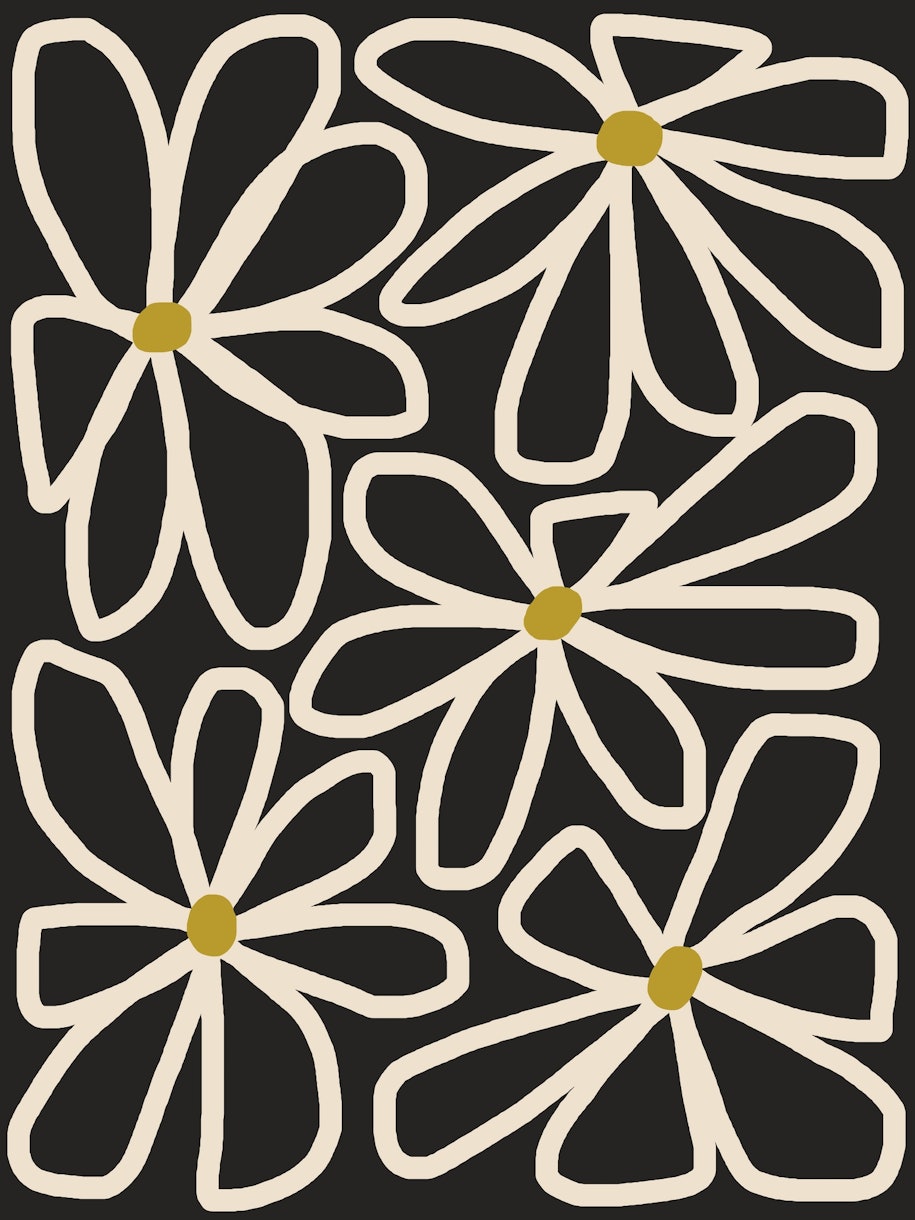 "Daisy Chain Night 2 Wallpaper - Buy Online | Happywall"