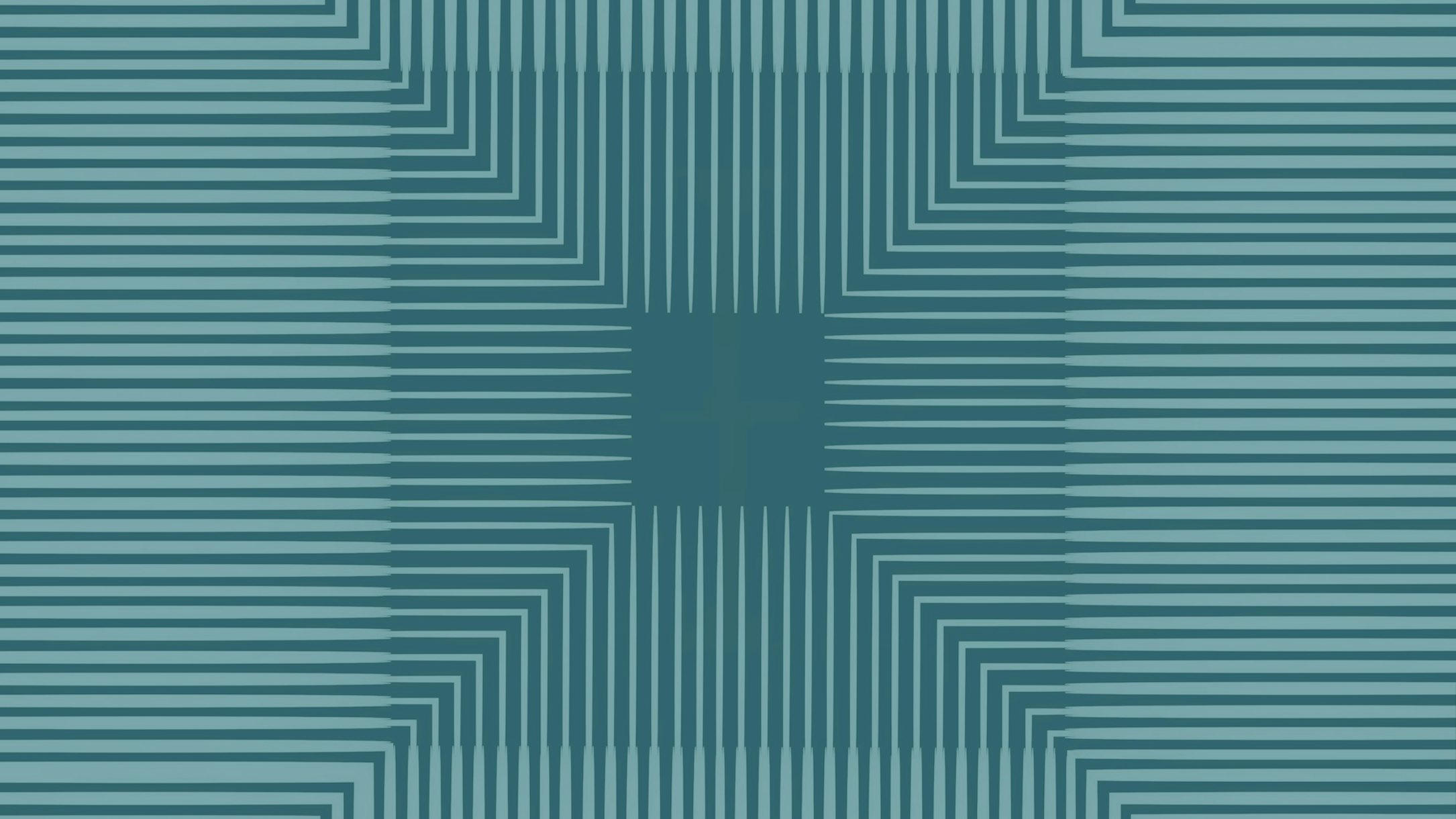 Teal Cyan Mid Century Modern wallpaper - Happywall